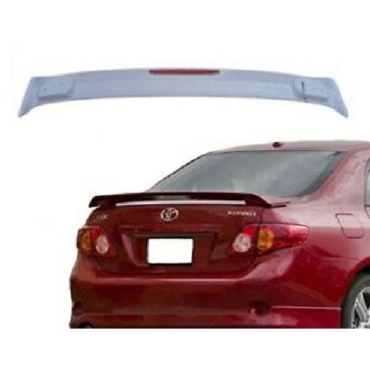 Toyota Corolla 2009-2014 Trunk LED Spoiler Fibreglass | Daraz.pk