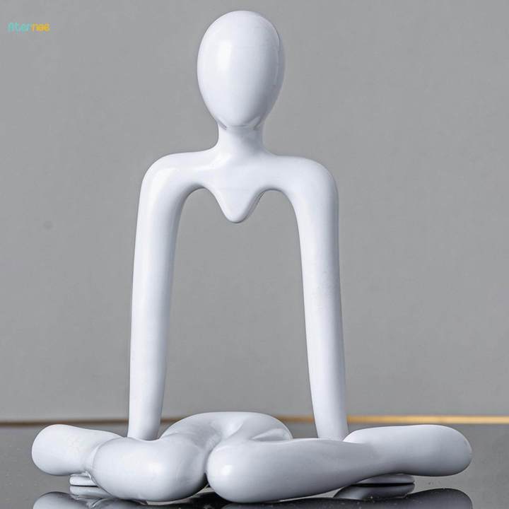 Thinker Abstract Sculpture Creative Collectible Simple Unique Figure ...