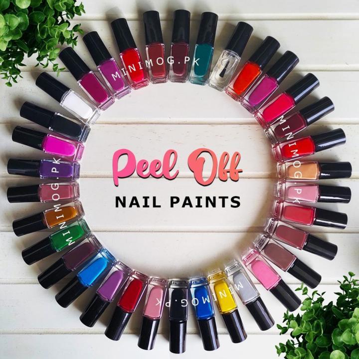 Peel Off Nail Paint Set - Pack of 36/24/12/6 | Quick Dry, Long Lasting ...