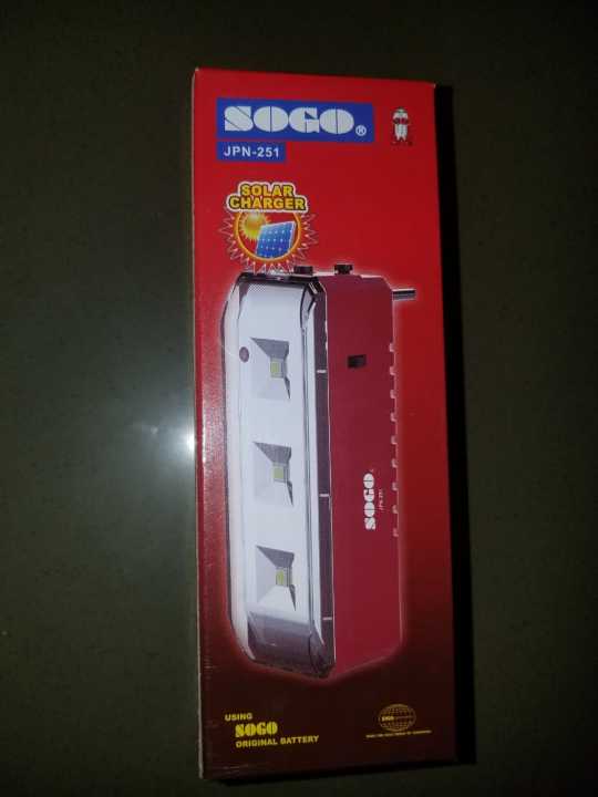 Sogo Rechargeable Emergency Light - Rechargeable Emergency Light ...