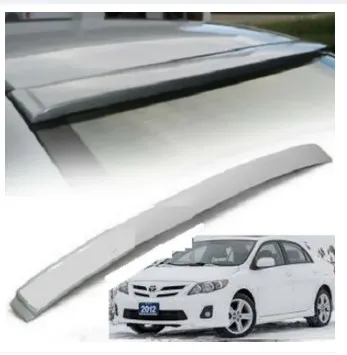 Toyota Corolla Rear Window Roof Spoiler White Premium Glass Lip Spoiler ...