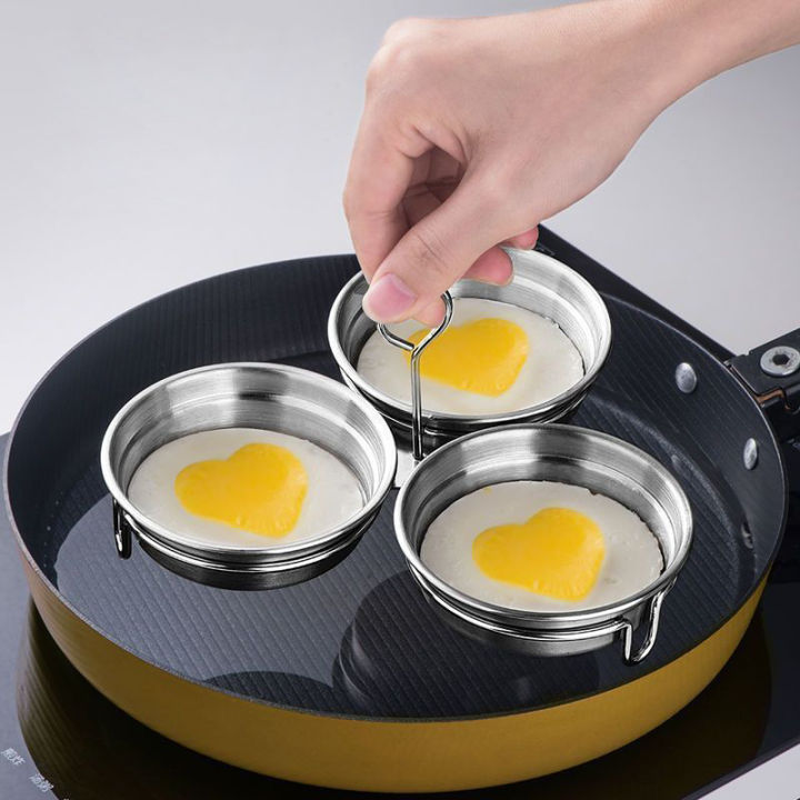 Stainless Steel Egg Poacher Poaching Pan Mould Egg Steamer Steamed ...