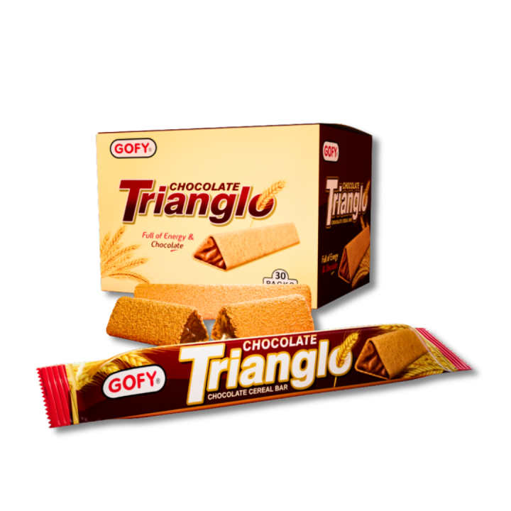 Gofy Triangle Chocolate Cereal Bar – Crunchy & Delicious Chocolate ...