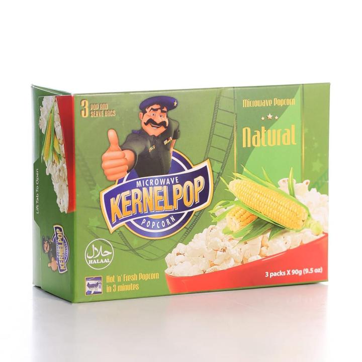 Natural Flavor Popcorn 3 Packs × 90 GM | Daraz.pk