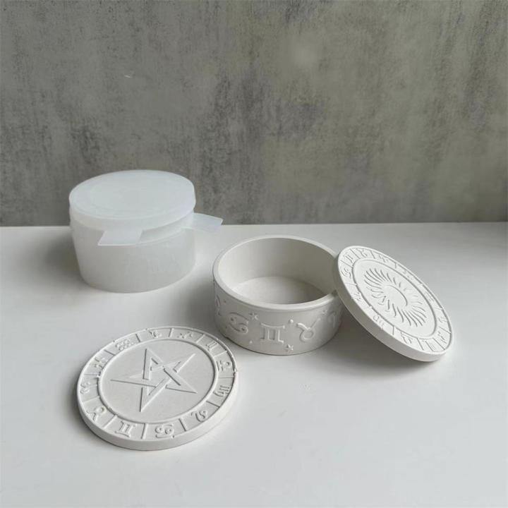 Silicone Mold Jewelry Container Gift Box Moulds Diy Crystal Storage Box ...