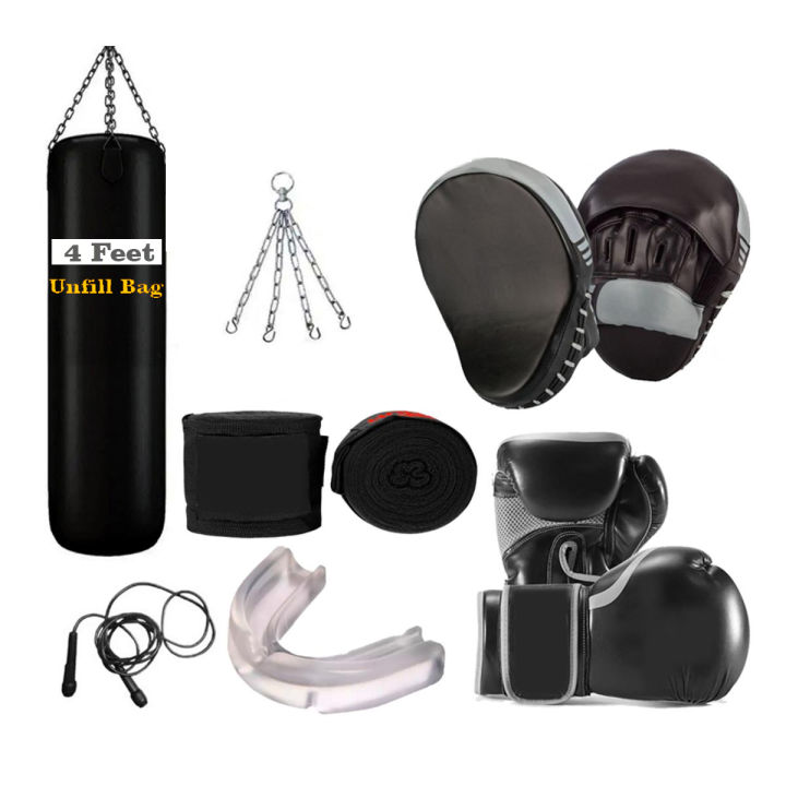 Boxing kit set for adults 4 Feet Punching Bag | Daraz.pk