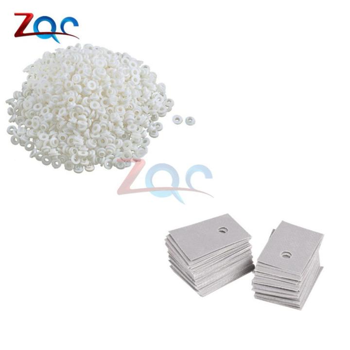 100set TO-220 Transistor Plastic Washer Insulation Washer + TO-220 ...