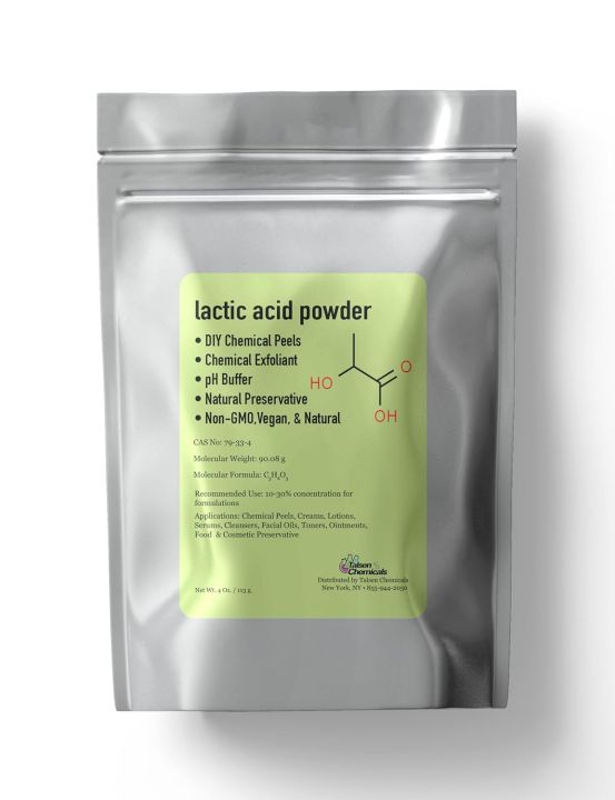 Acid Powder Lactic Acid Food and Cosmetics Grade DIY Lactic Acid Peel ...