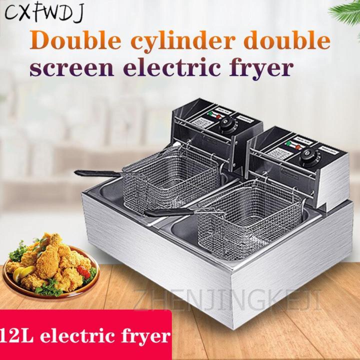 Professional 12L Electric Dual Tank Deep Fryer | Daraz.pk