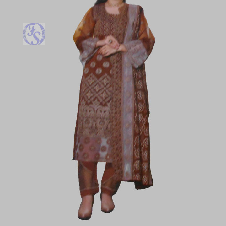 Bridal Collection 2024 – Heavy Fancy Brown Cinnamon (Dar Chini) 3 ...