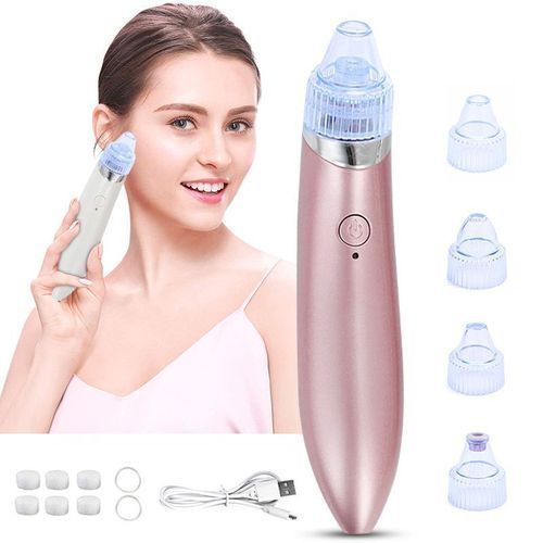 5 in 1 Electric Blackhead Acne Oil Remover Vacuum Suction Face Pore ...