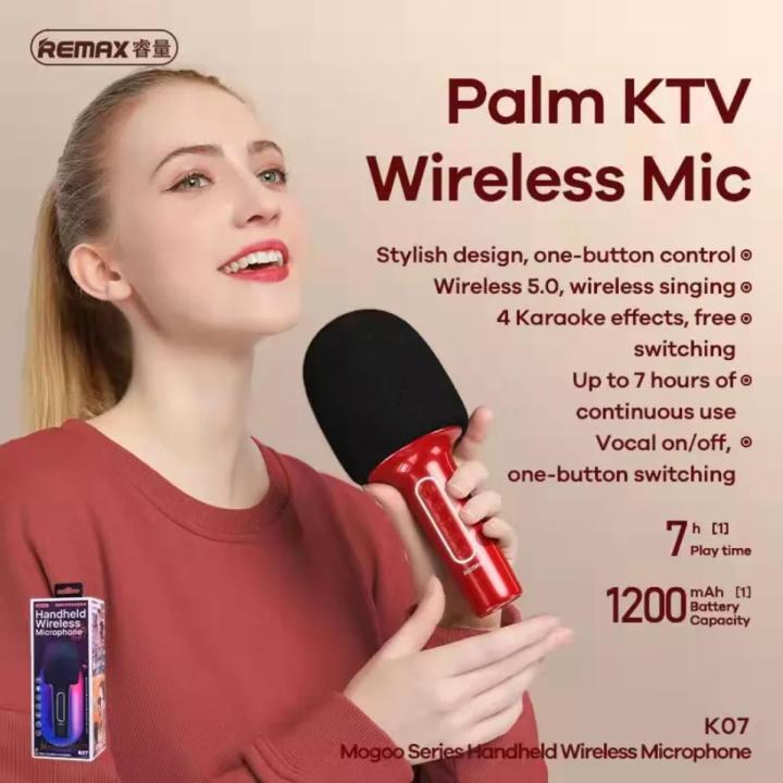 REMAX K07 Mogoo Series Handheld Wireless Microphone | Daraz.pk