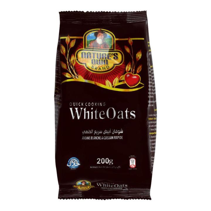 Nature's Own White Oats Instant Quick Cooking, 200gm | Daraz.pk