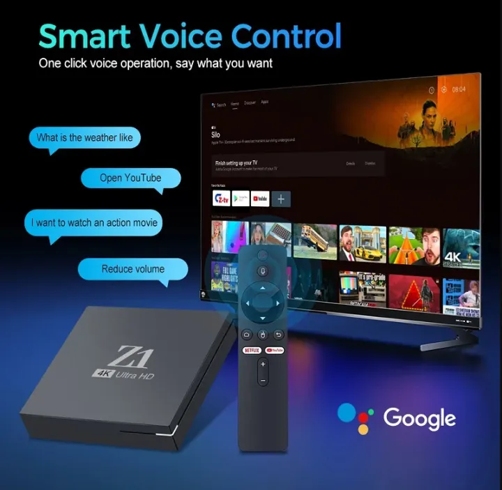 Original ATV Z1 TV BOX Android 11.0 Allwinner H313 8GB 128GB 2.4G 5G ...