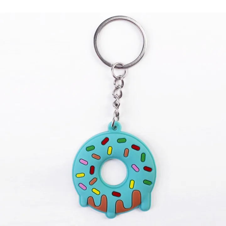 Colorful Design Soft Rubber Keychain Quirky Lightweight And Portable ...