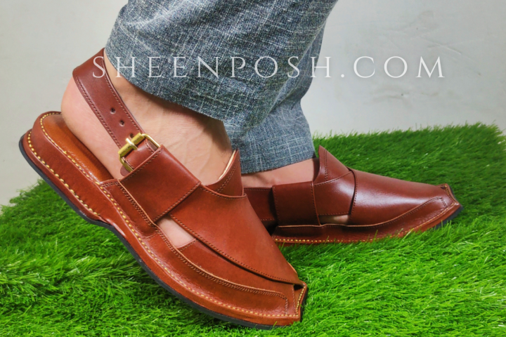 Handmade Dark Brown colour Peshawari Chappal – Premium Hicuram Leather ...