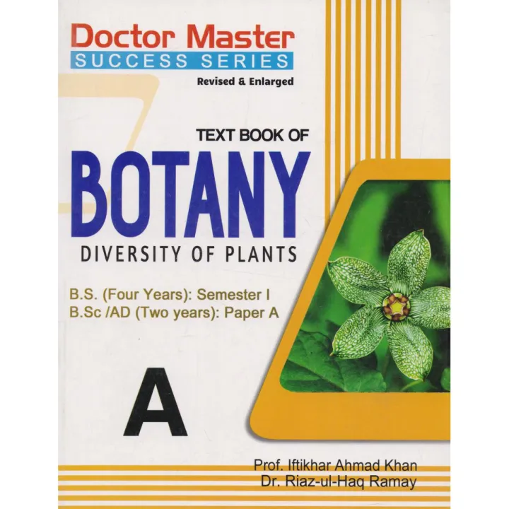 Text Book of Botany Diversity of Plants Paper One Complete Guide for ...