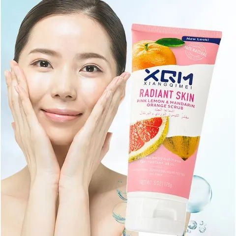 XQM Radiant Skin Pink Lemon & Mandarin Orange Scrub – 170g ...