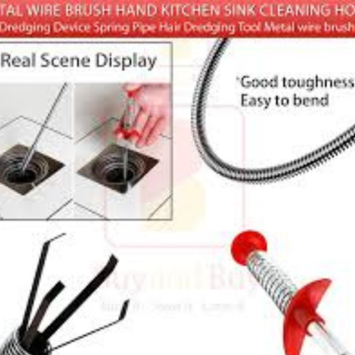 Drain Opener Cleaner Sticks Clog Remover Cleaning Tools, Drain Snake ...