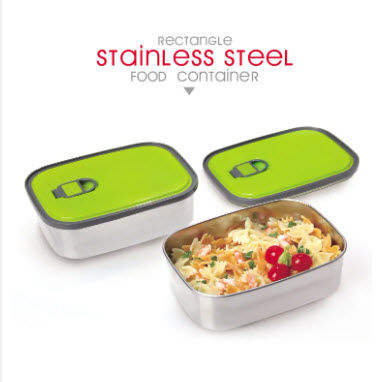 Random Colour Stainless Steel Food Container Leakproof Lunch Box BPA ...