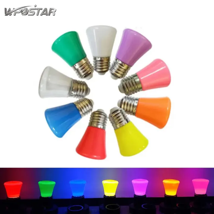 Colorful LED Bulb E27 3W Outdoor Indoor Bulb Energy-Saving Color Lamp ...