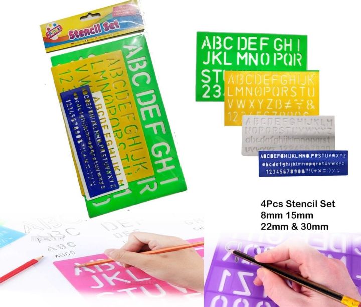 "Alphabet Scale Set – Pack of 4 Different Sizes | Alphabet Scale ...