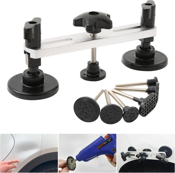 PDR Bridge Puller Car Paintless Dent Ding Repair Hail Removal Tool Kit ...