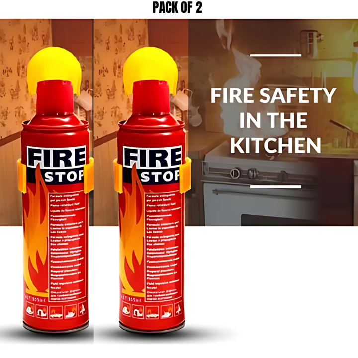 Fire Stop Extinguisher – Portable FireStopping Spray | Quick Emergency ...