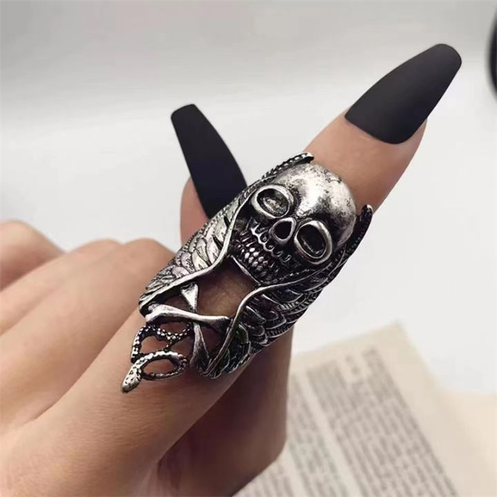 Europe And The United States Stainless Steel Alloy Retro Punk Style ...