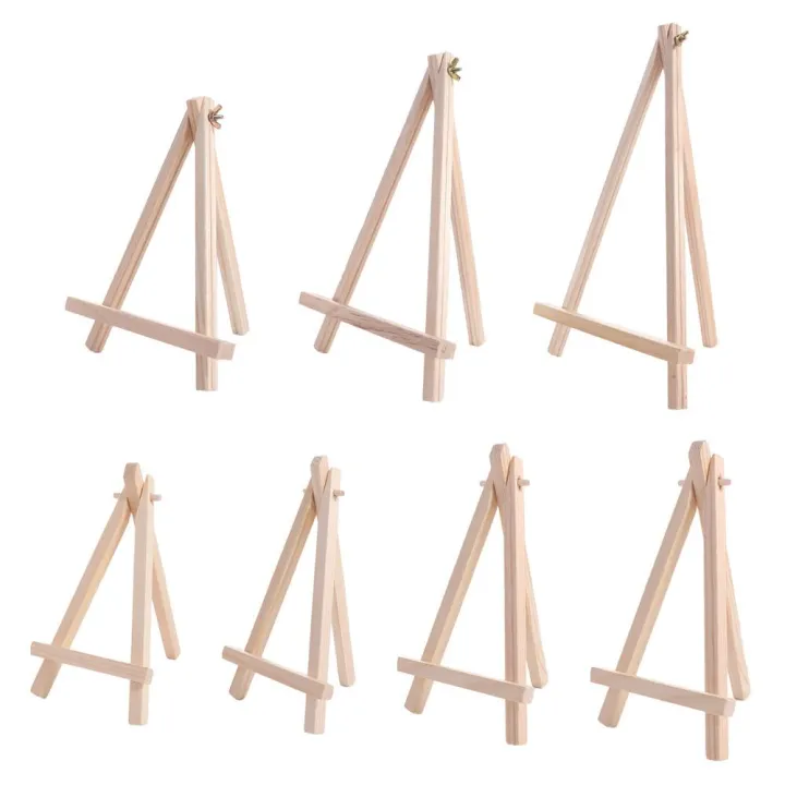 Holder Painting & Sketch Wood Mini Easel Small Foldable Triangle ...