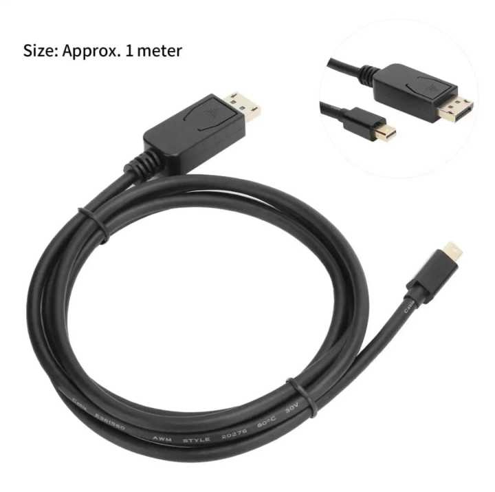 Mini DisplayPort to DisplayPort Cable (Mini DP to DP Cable) Genuine ...