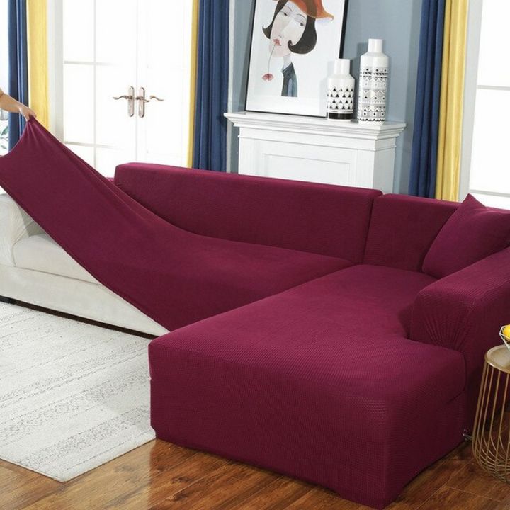 L Shape Fitted Sofa Cover 3+4 Seater King Size Export Quality High ...