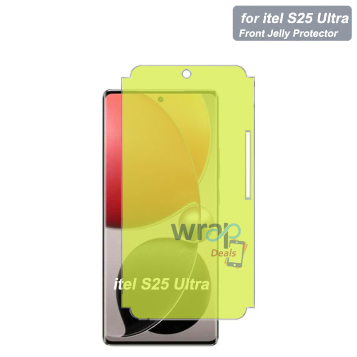 iTel S25 Ultra Front Jelly Protector Soft Film Protection Screen ...