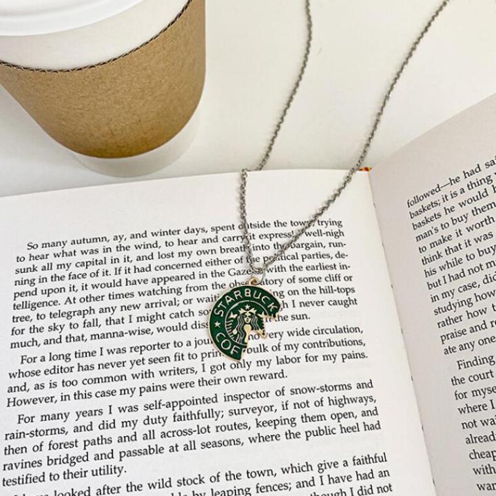 【Don't Miss 0ut】Starbucks Logo Necklace for Couples and Versatile ...