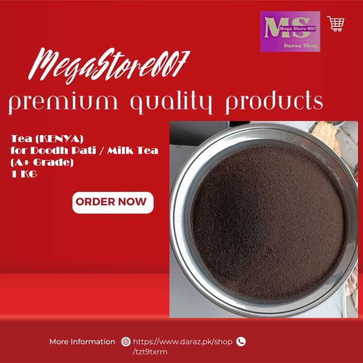 Black Tea (KENYA) for Doodh Pati / Milk Tea / (A+ Grade) - 1 KG / Best ...