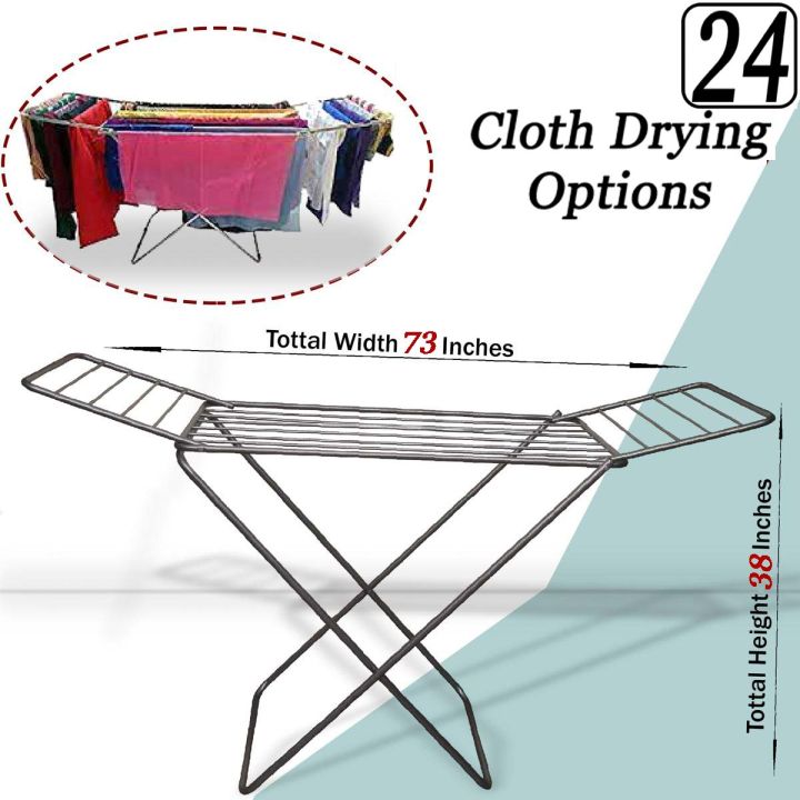 Cloth Drying Stand Folding Cloth Stand Cloth Hanging Stands Drying Rack ...