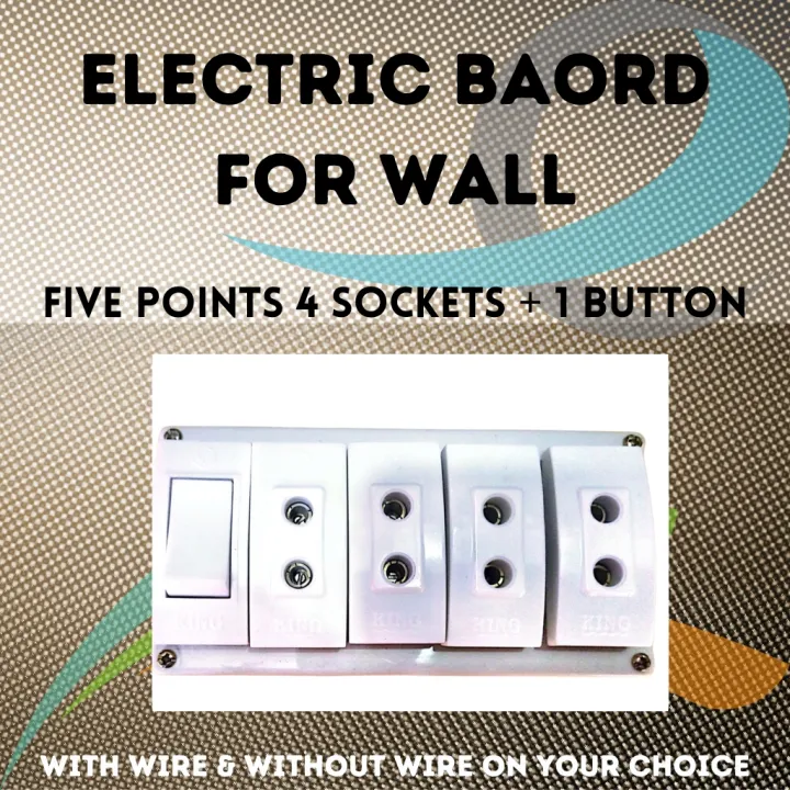 Electric Extension Board Wall Electric Board High Quality PVC Box ...