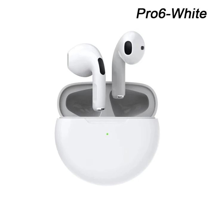 TWS Pro 6 Bluetooth Earphones Wireless Headphones with Mic Touch ...