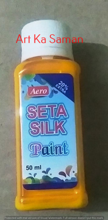 Seta Silk Fabric Paint 50 ml bottle 20% Extra Available in Different ...