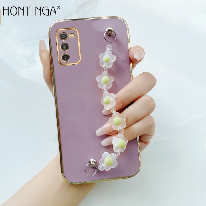 Hontinga for Samsung Galaxy A02S M02 Back Cover With Yellow Flowers ...