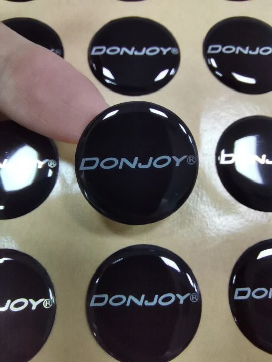 Custom Dome Epoxy Resin Sticker 3D Gel Logo Crystal Label Transparent ...