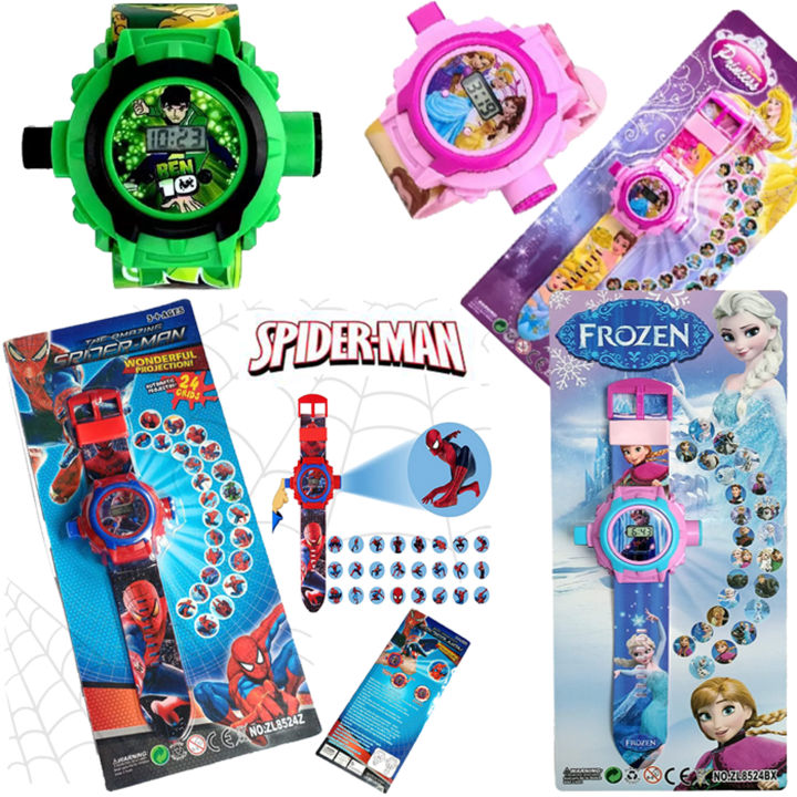Digital 24 Images Automatic Projector Toy Watch for Kids School Girls ...