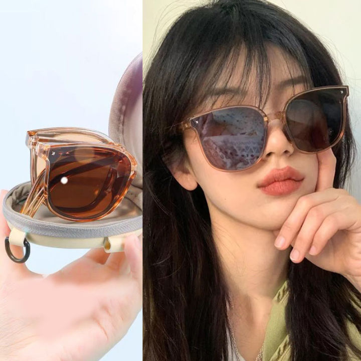 Outdoor Women's Sunglasses Polarized UV400 Foldable With Box Sun ...