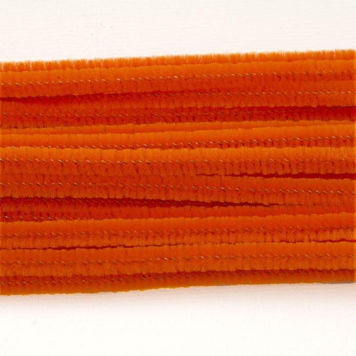 Pack of 50 - Orange Pipe Cleaner velvet Sticks | Daraz.pk