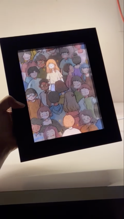 Luminous LED Table Frame 6x8 High Quality | Daraz.pk