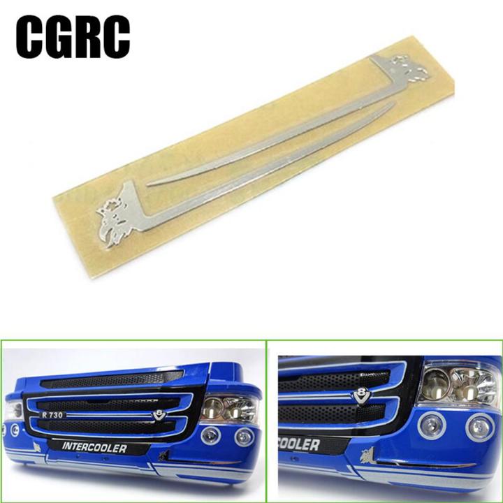 Model Sticker Bumper Upgrade Decorate For 1/14 Tamiya RC Truck Trailer ...