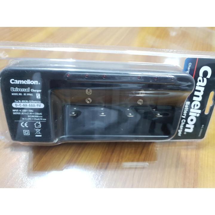 Camelion Universal Battery Charger, BC 0906S For AA, AAA, C, D and 9 ...