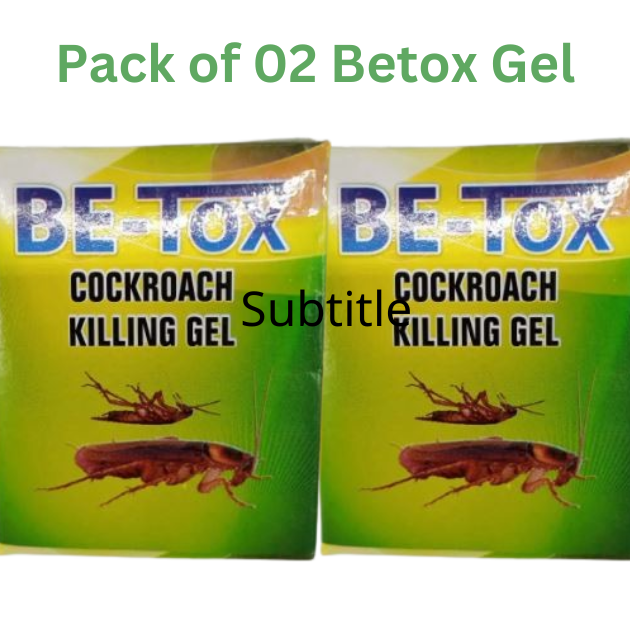 Betox Cockroach Killing Gel Pack of 2 without Box | Daraz.pk