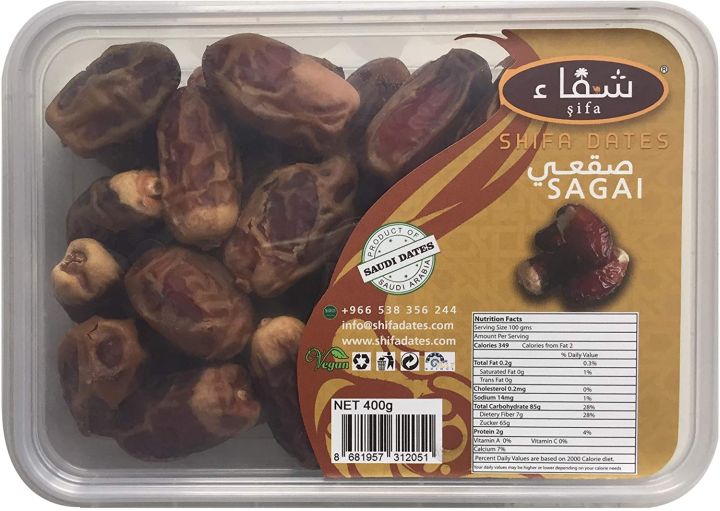 Shifa Dates 400g Fresh Saudia Arabia Dates (Sagai) | Daraz.pk