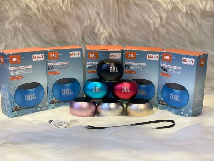 JBL M3 T Mini Portable Bluetooth & Rechargeable Speaker With Ligth And ...